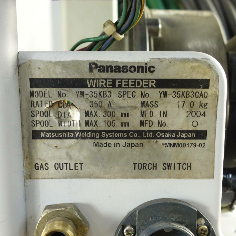 Panasonic/パナソニック YD-350KR2 350A 三相200V CO2/MAG 半自動溶接機 | 機械工具のMugendou ...