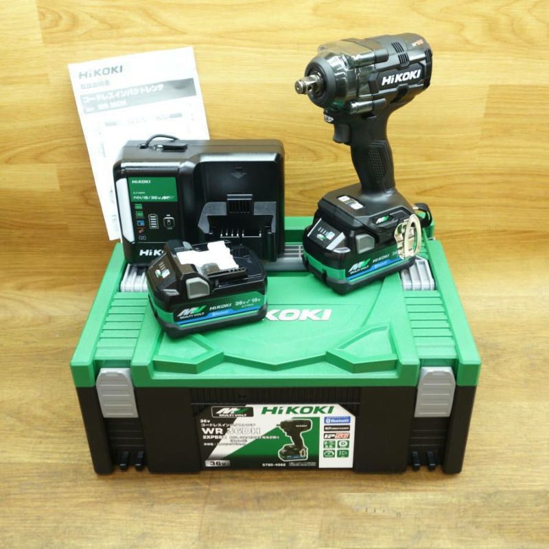 HiKOKI/日立工機 WR36DH 2XPBSZ 36V マルチボルトコードレスインパクトレンチ | 機械工具のMugendouネットショップ