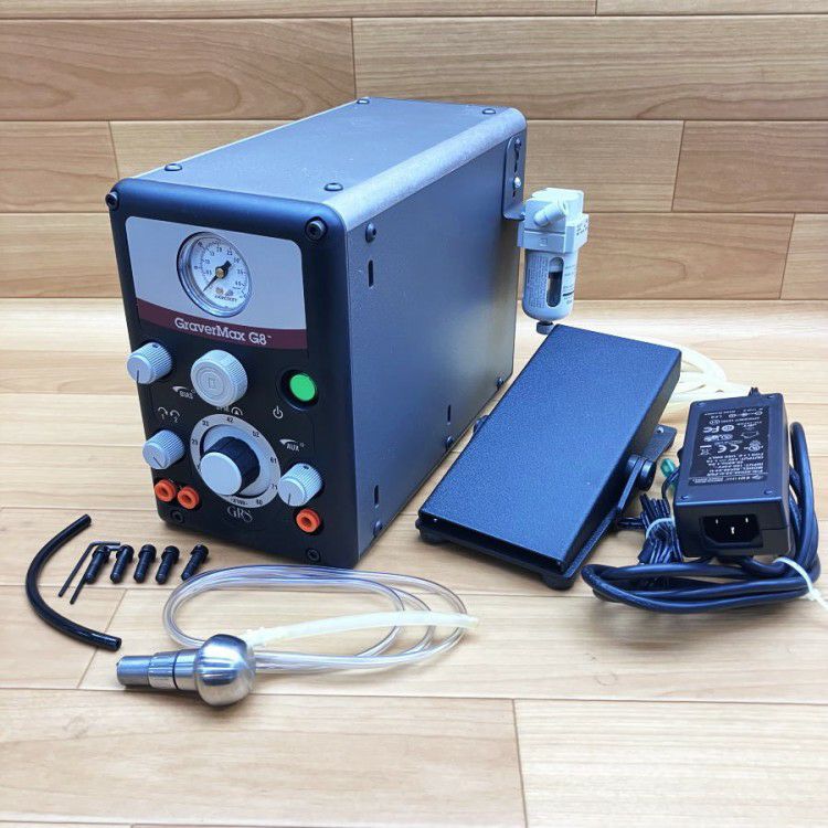 美品）GRS 多目的彫刻機 GRAVERMAX G8 グレーバーマックス 彫金 洋彫り ジュエリー | 機械工具のMugendouネットショップ