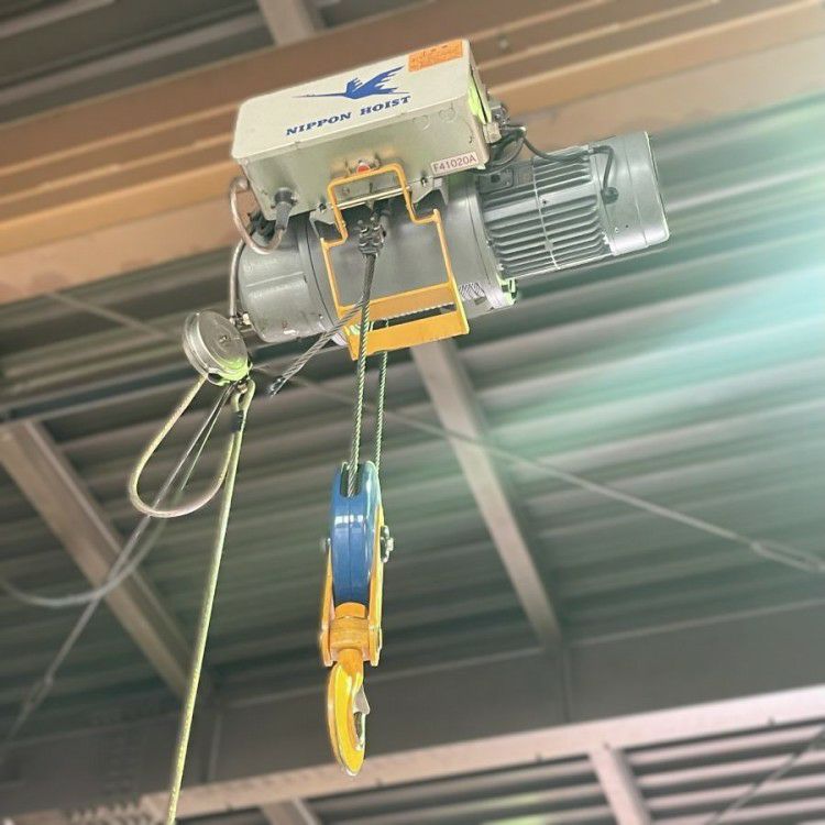 [配送は要相談]日本ホイスト NHEE2.8TA 天井クレーン ホイスト 2.8トン 揚程6m ガーター9m サドルセット | 機械工具の ...